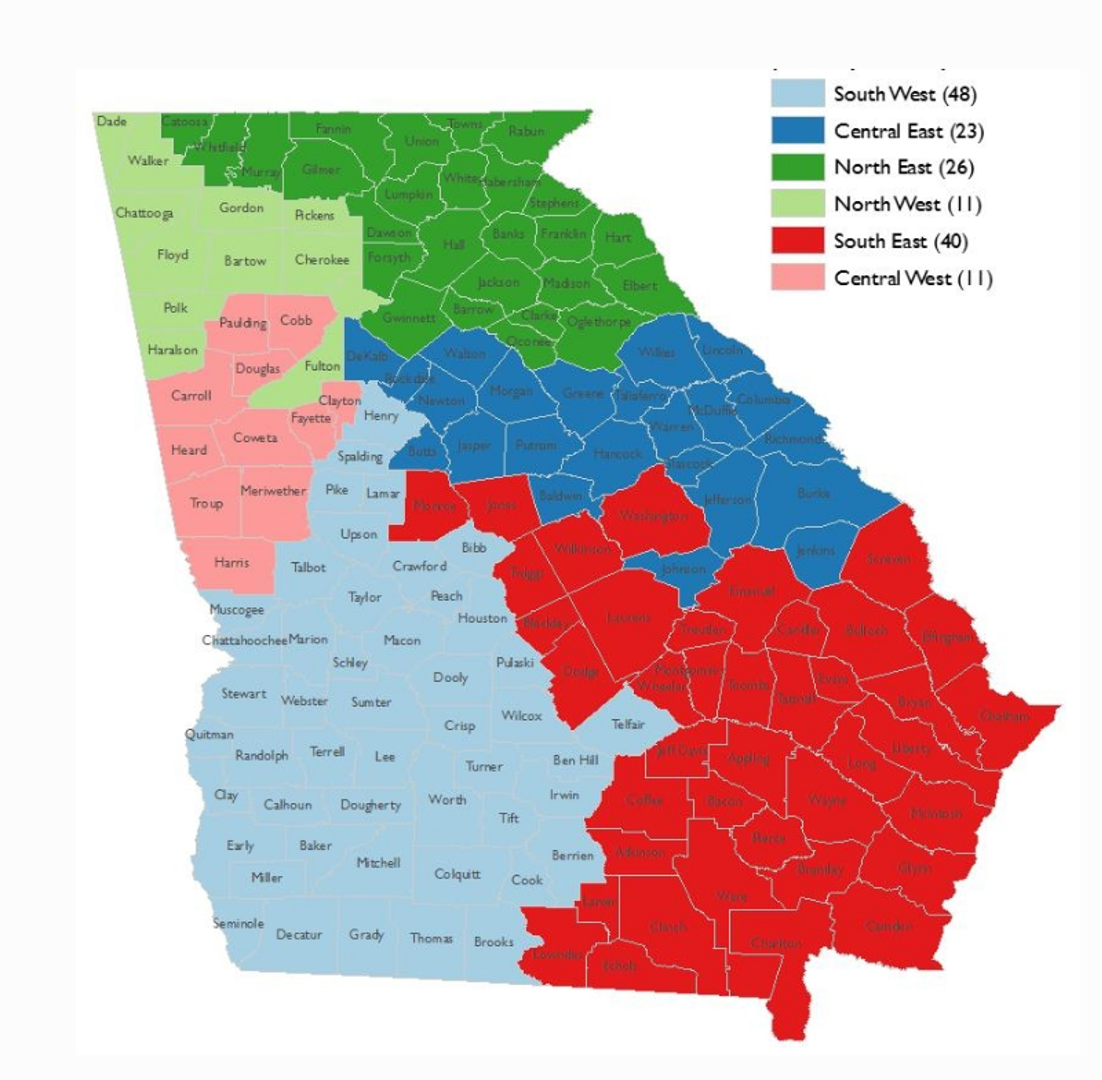 Districts — Georgia Association for the Education of Young Children
