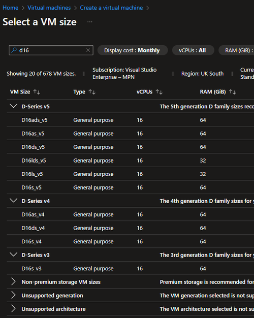 Controlling Azure VM Sizes using Azure Policy — Joe's Tech Space