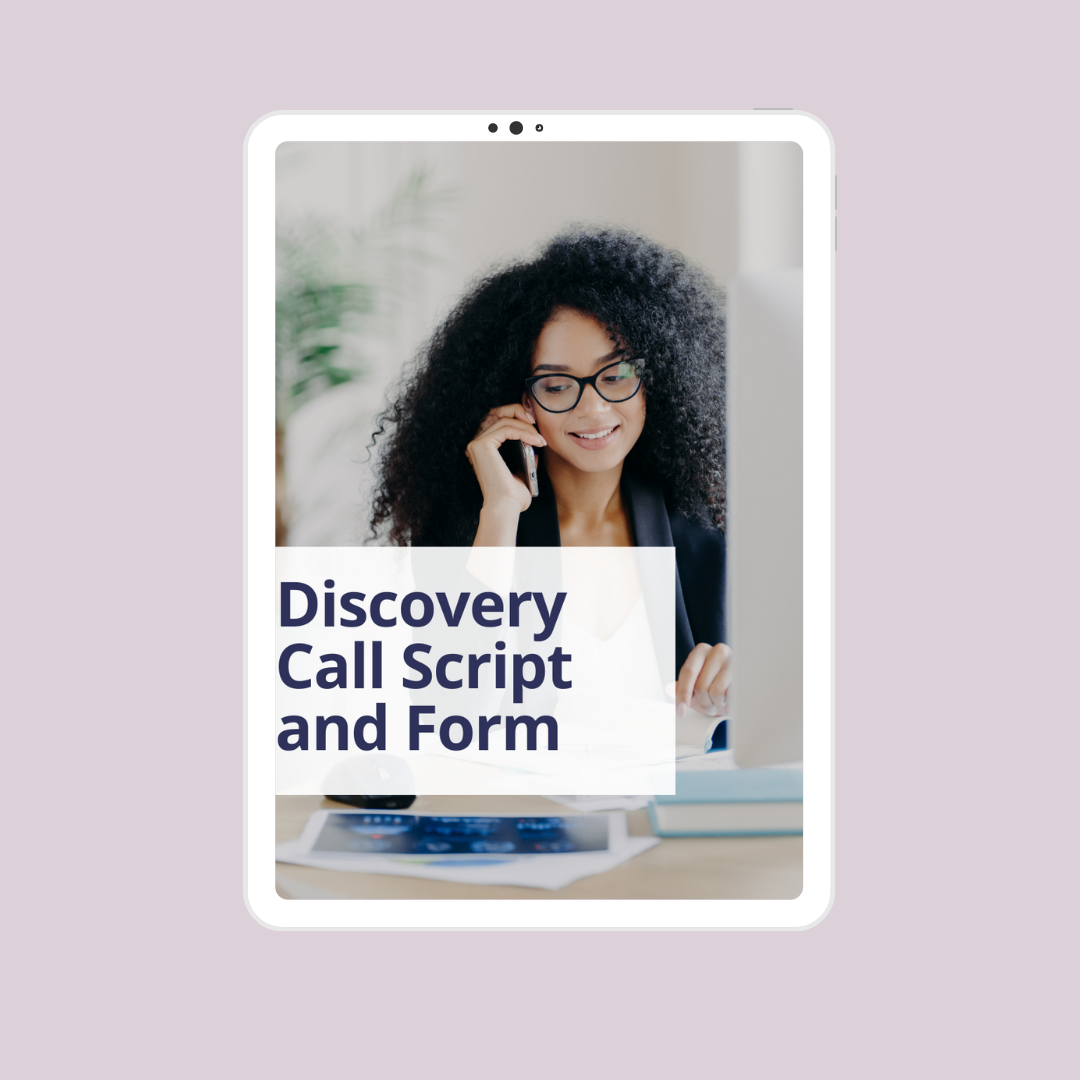 Discovery Call Script and Form — Jeannie Andresen