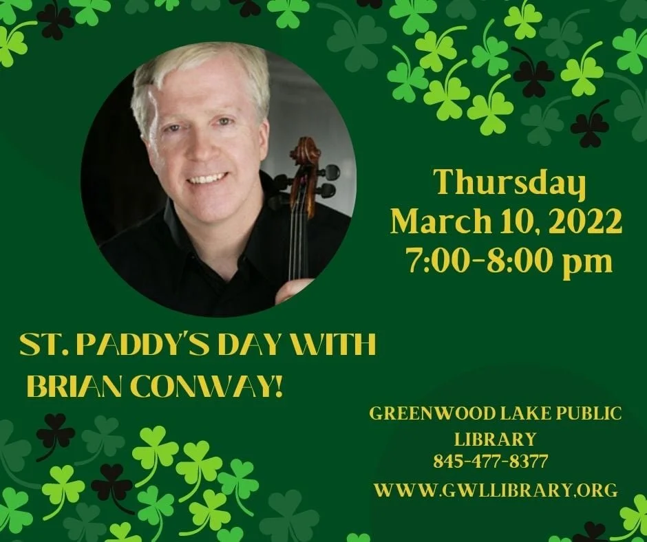Hello Warwick Valley - Irish fiddler Brian Conway performs at Greenwood ...