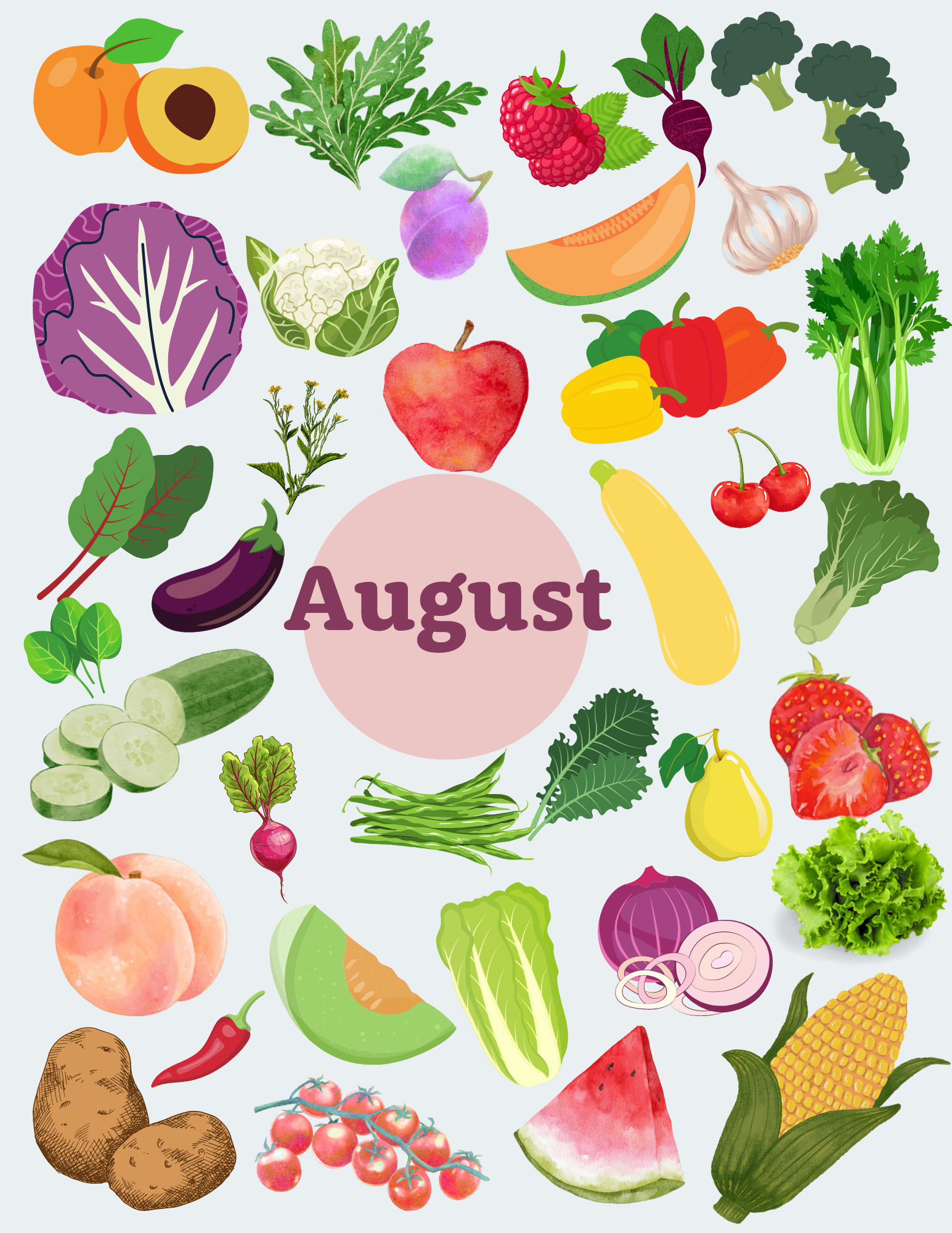 Eating Seasonally: August — Food to Power