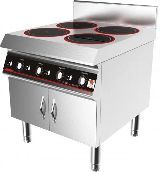 CHEFSRANGE 4 ring floor standing induction hobs — Kernow Catering Equipment