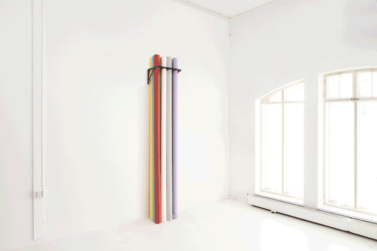 Stacker backdrop storage rack for photo studios