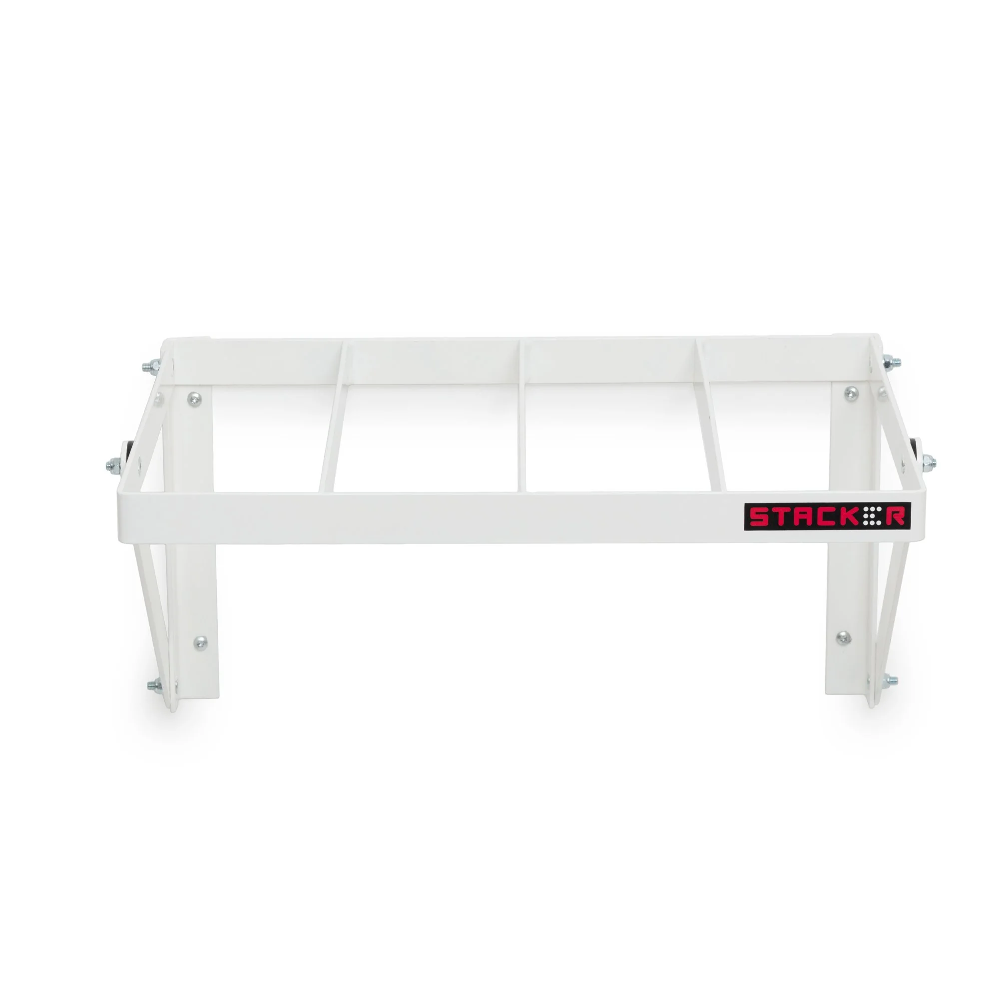 Stacker backdrop storage rack for photo studios