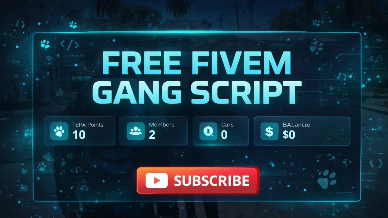 Caticus Gangs - FiveM Gang System Script | ESX QBCore QBox