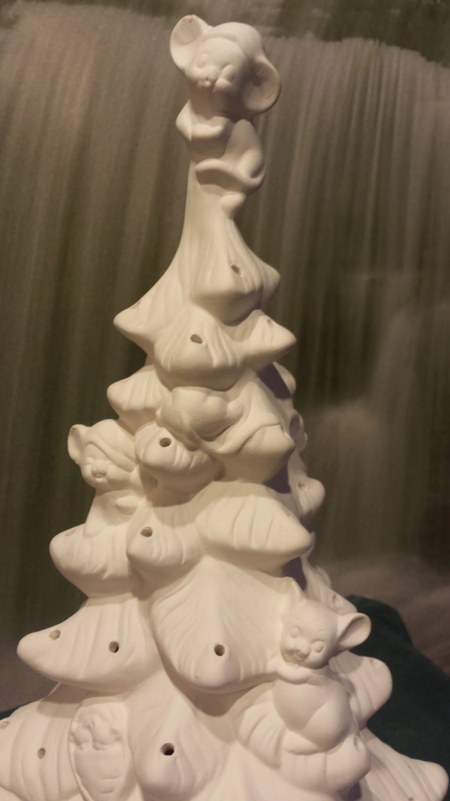 Christmas Trees in Bisque or Finished — Ceramic Bisque you paint — TS ...