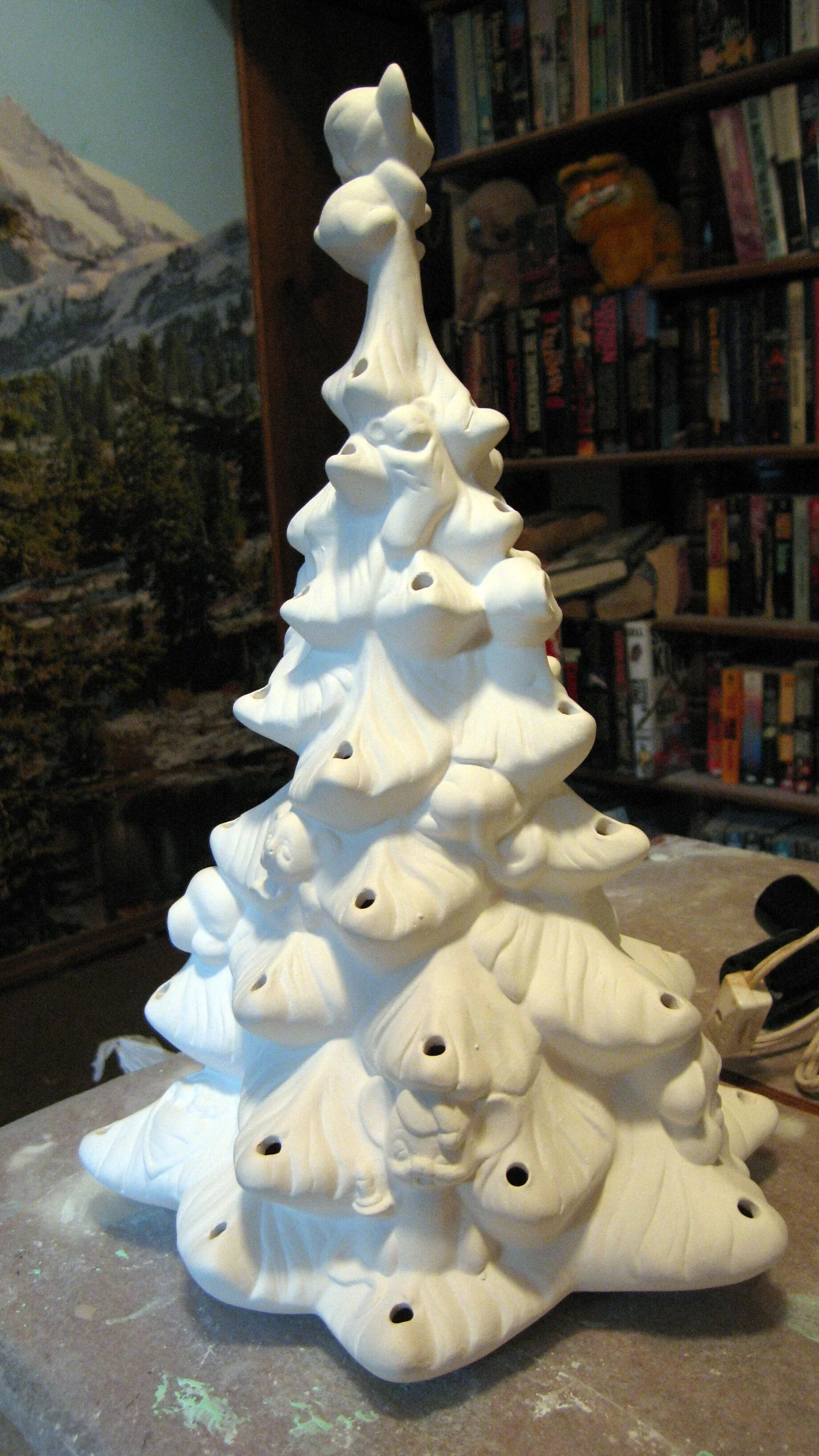 Christmas Trees in Bisque or Finished — Ceramic Bisque you paint — TS ...