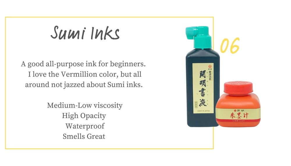 Calligraphy Inks. The Good, The Meh, and The Complete Garbage — Ecotone ...