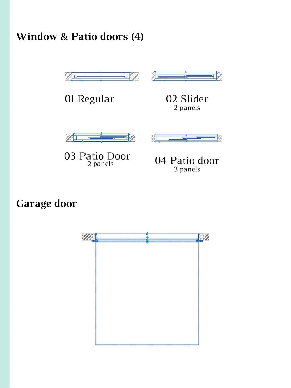 Garage Door Cad Block