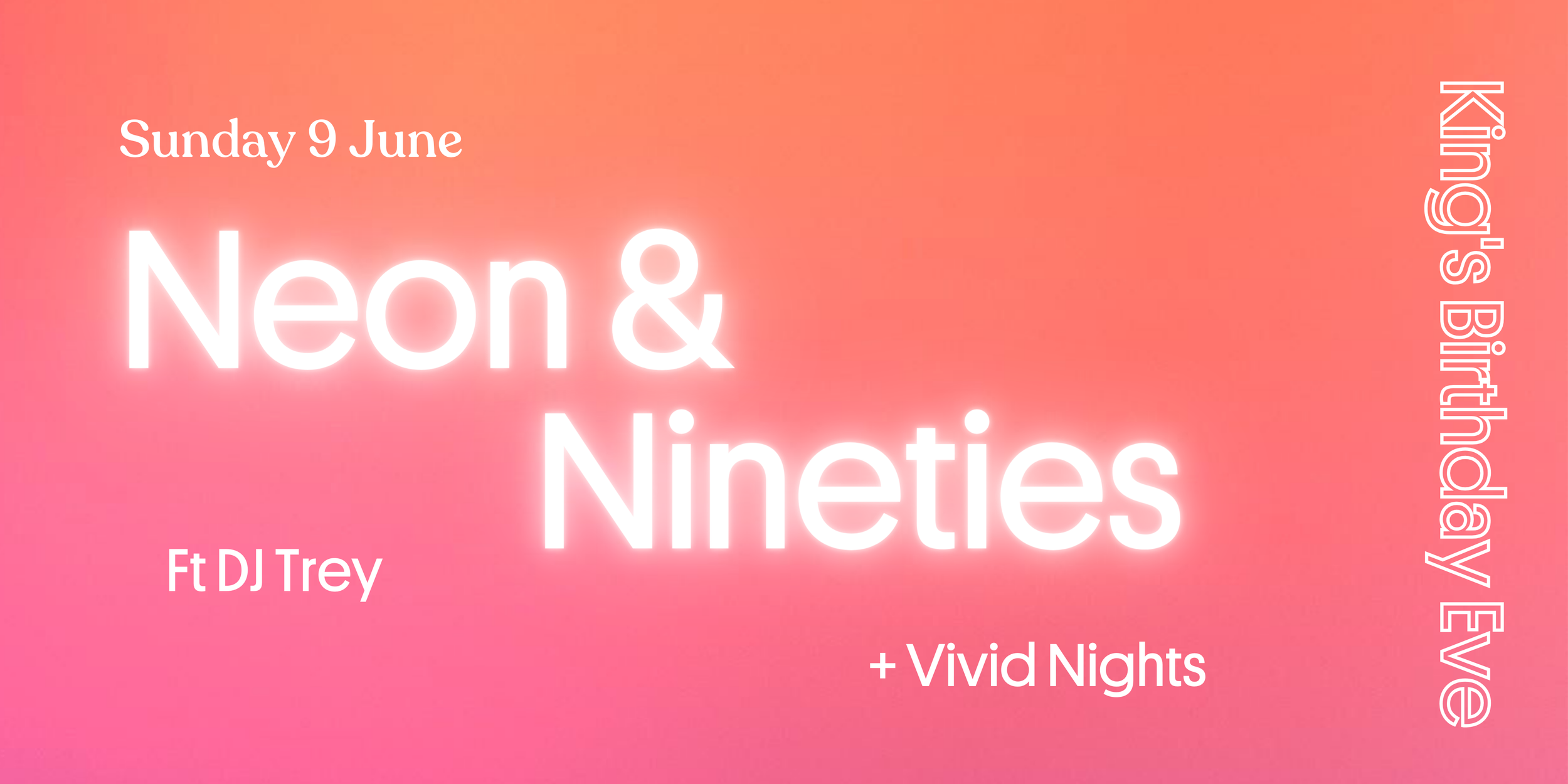 Neon & Nineties — Bar Ombré Rooftop