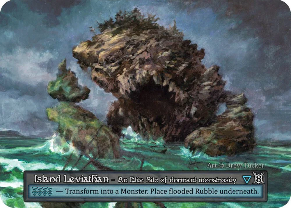 Island Leviathan proofs — Drew Tucker Illustration™
