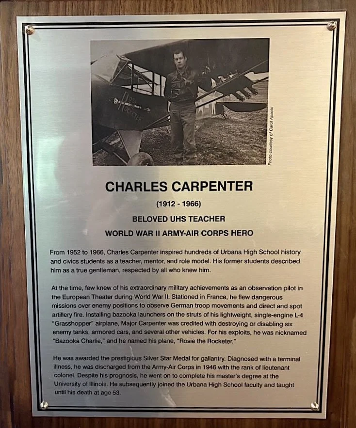 Urbana High School remembers WWII hero and former history teacher ...