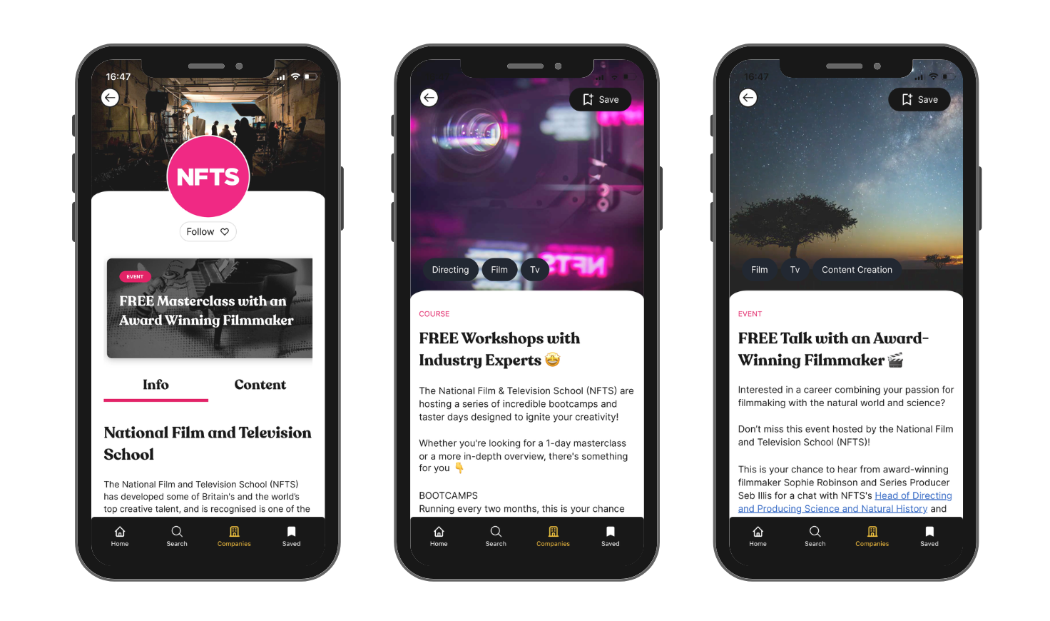NFTS Casestudy — ERIC | Creative Career App