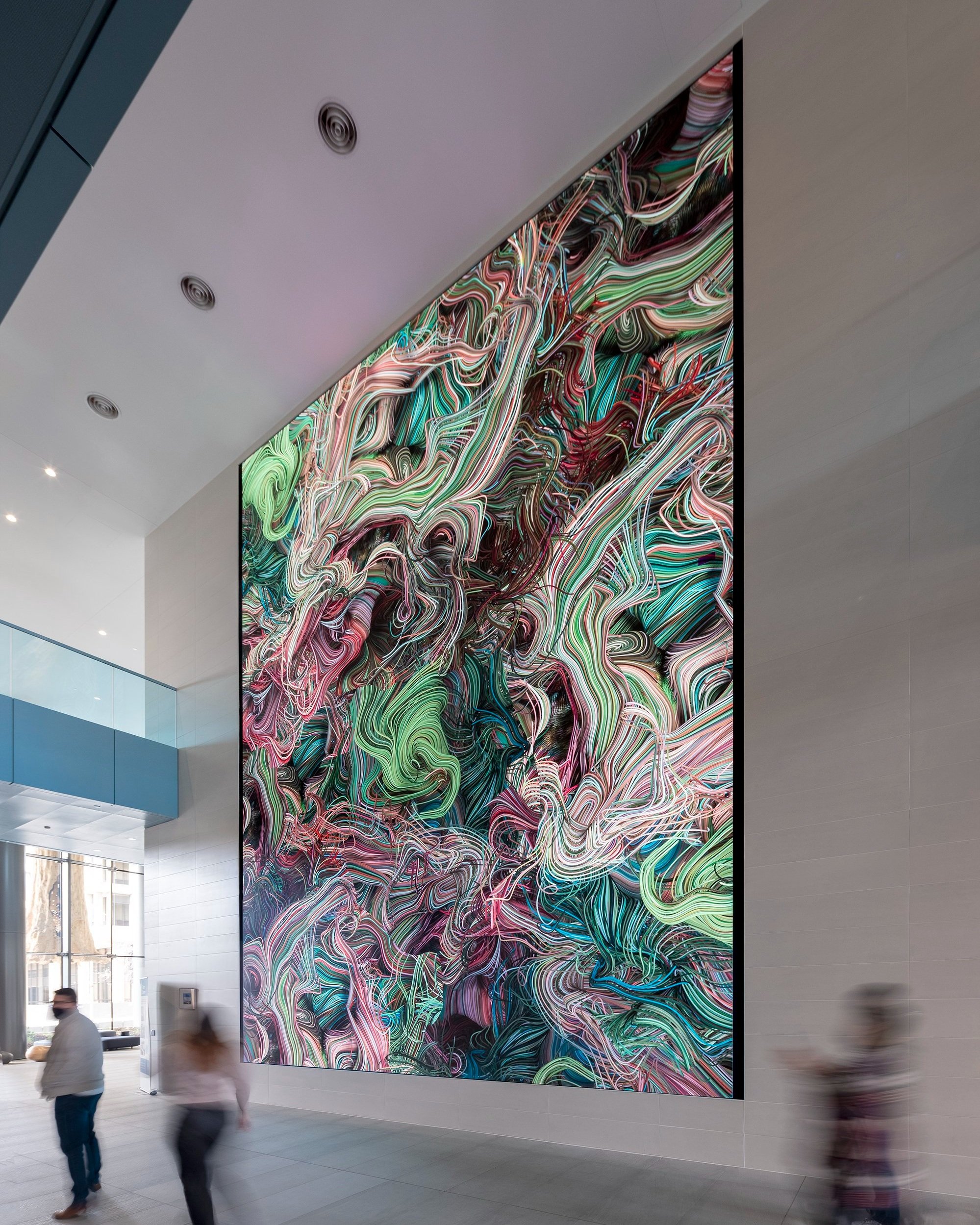 Immersive LED Lobby Installation for Digital Art — StandardVision