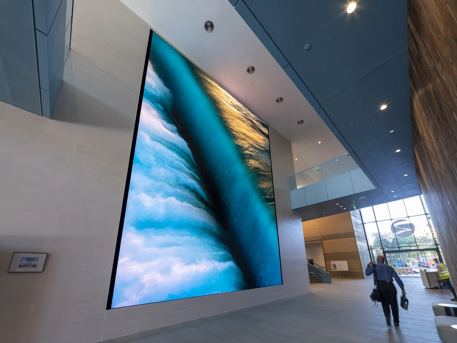 Immersive LED Lobby Installation for Digital Art — StandardVision