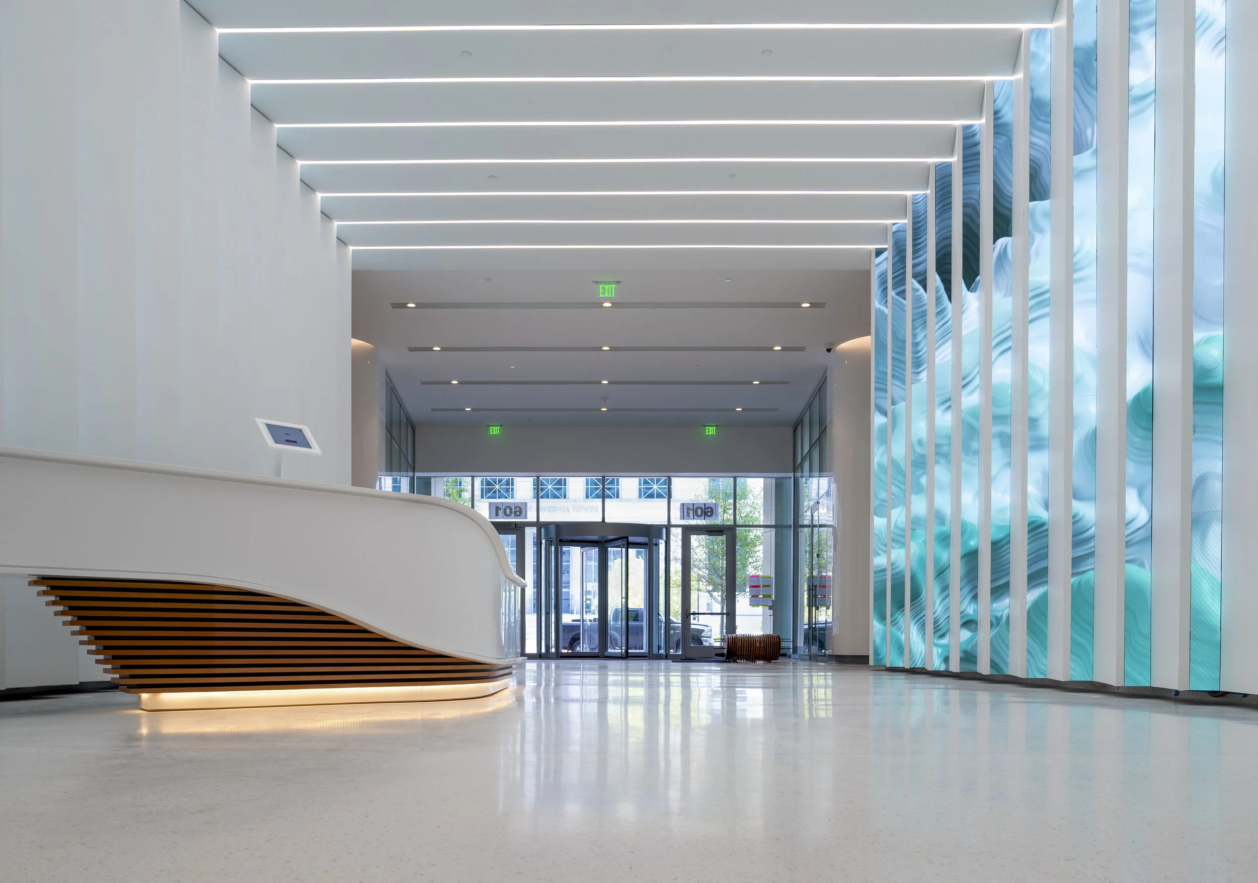 Immersive LED and Data-Visualization Installations at Ally Charlotte ...