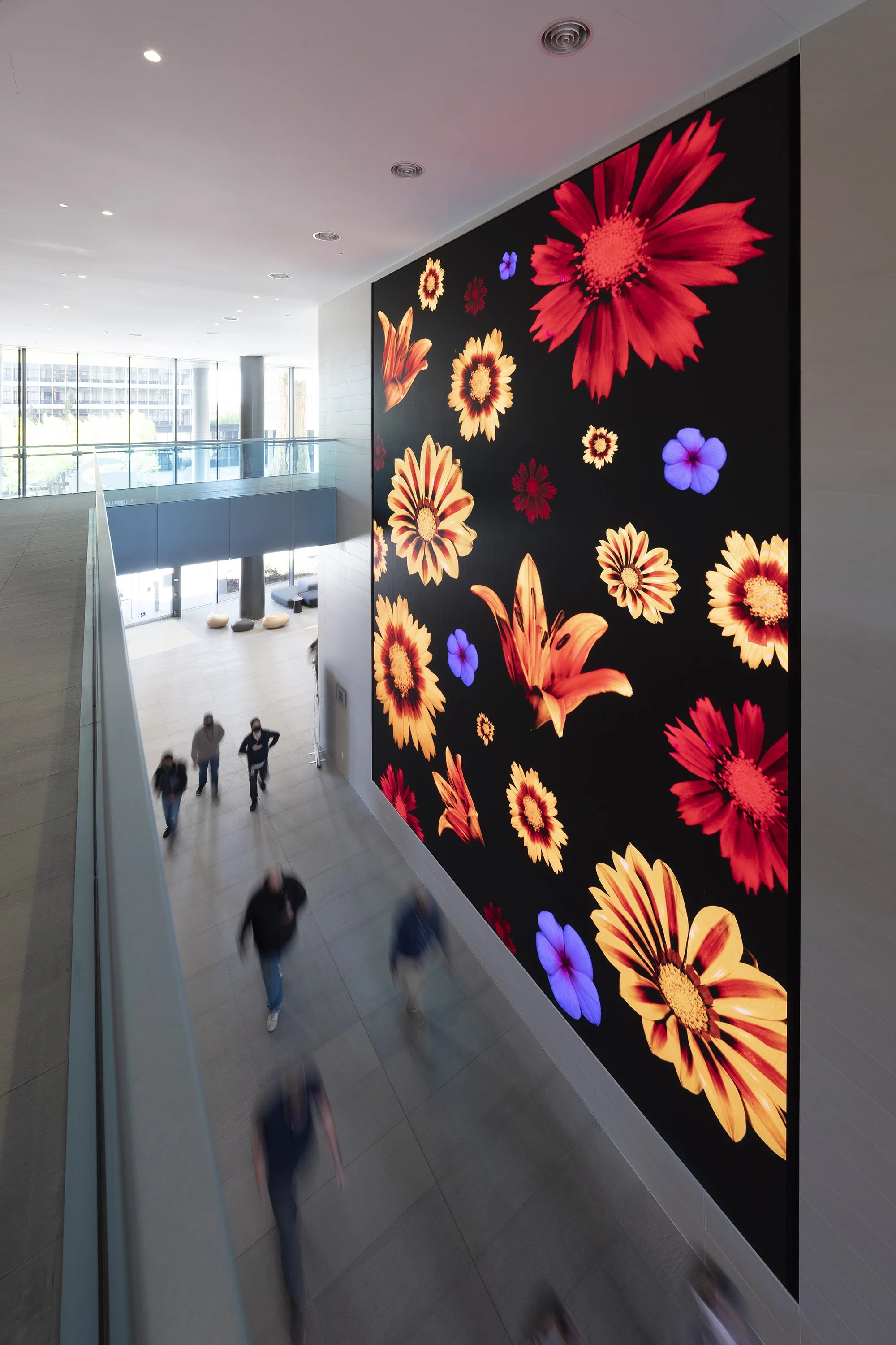 Immersive LED Lobby Installation for Digital Art — StandardVision