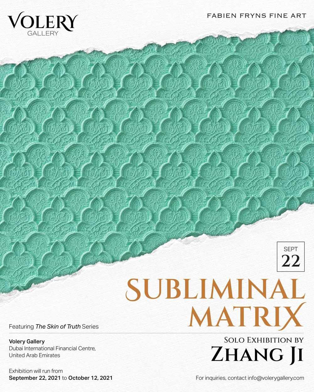Subliminal Matrix - Zhang Ji Solo Exhibition — Volery Gallery