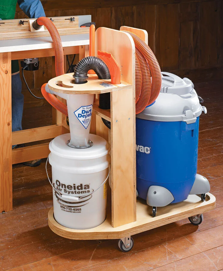 Shop-Vac & Cyclone Cart — Mike's MS Woodworking