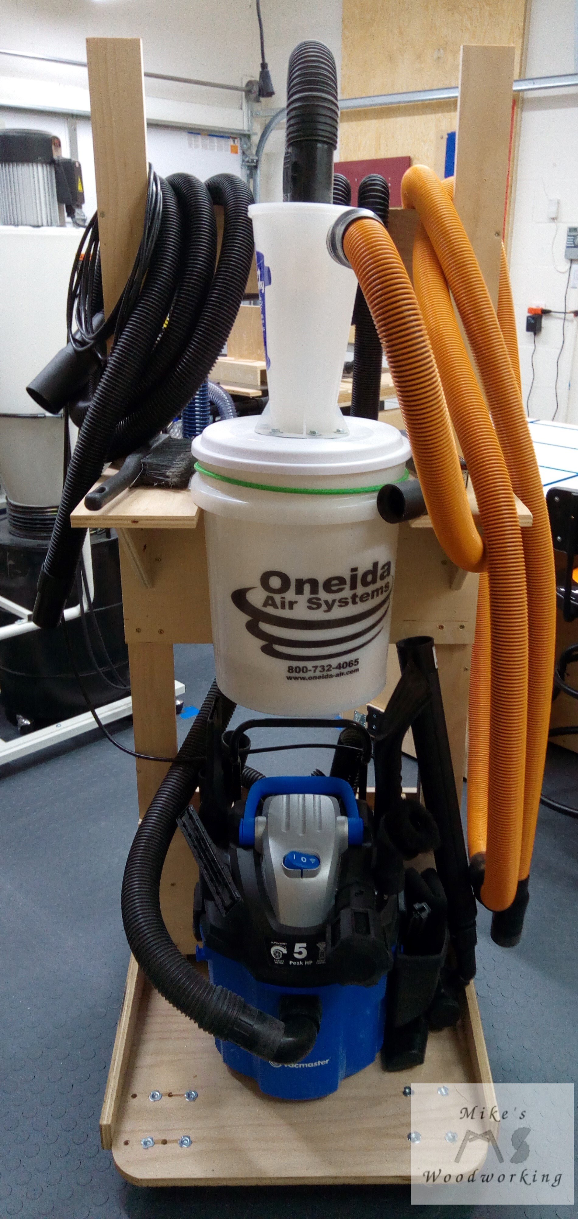Shop-Vac & Cyclone Cart — Mike's MS Woodworking