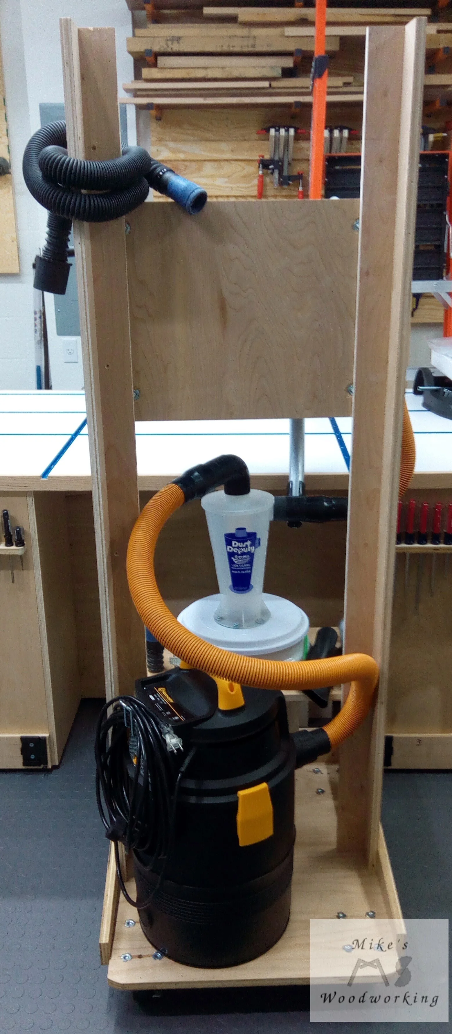 Shop-Vac & Cyclone Cart — Mike's MS Woodworking