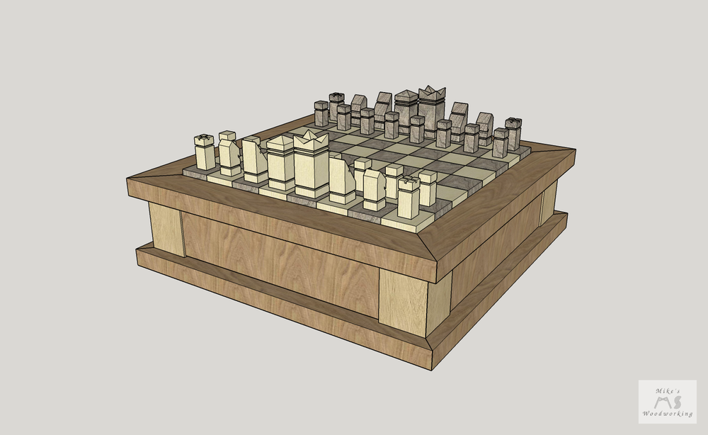 Chess Board — Mike's MS Woodworking