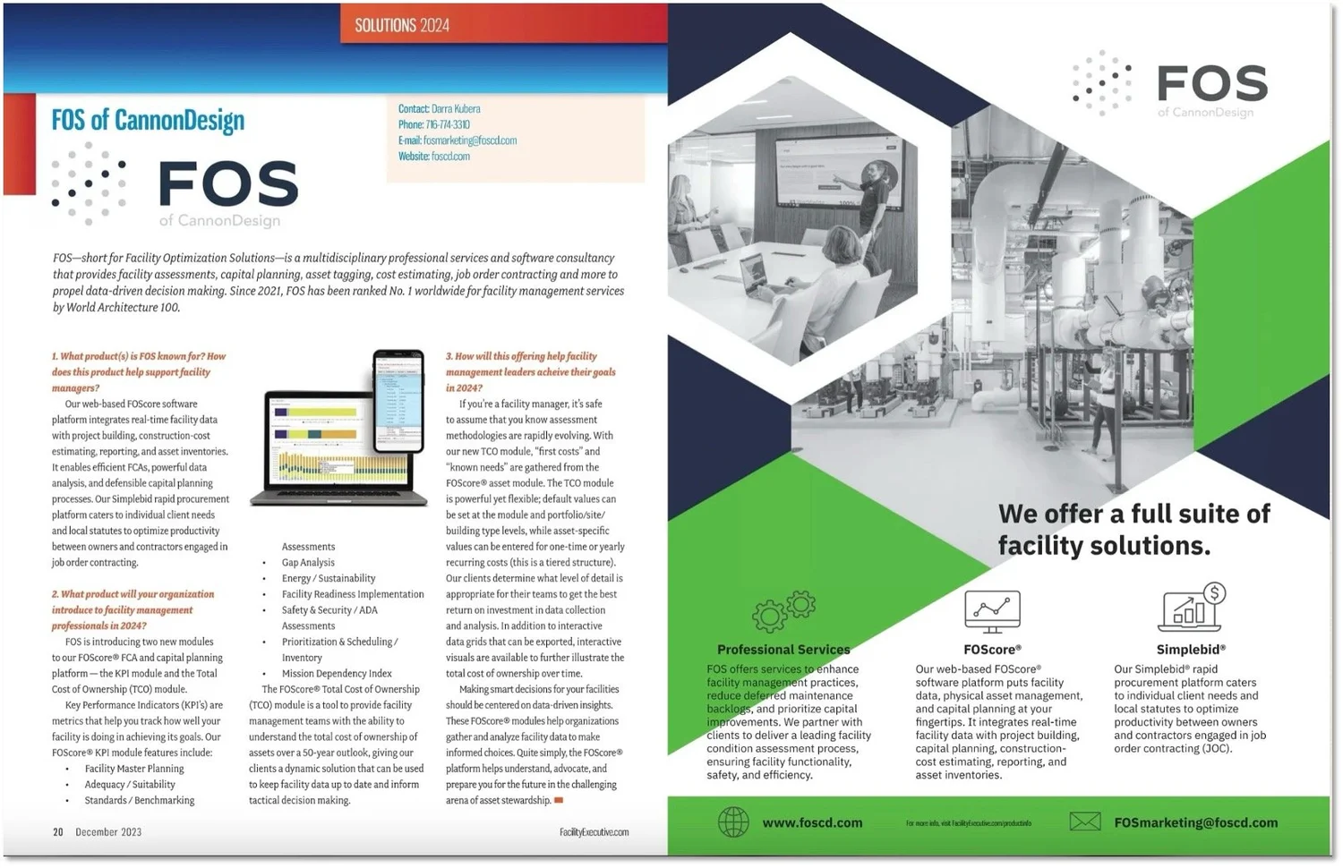 FM Solutions: Creating Intelligent Buildings — Facility Optimization Solutions (FOS)