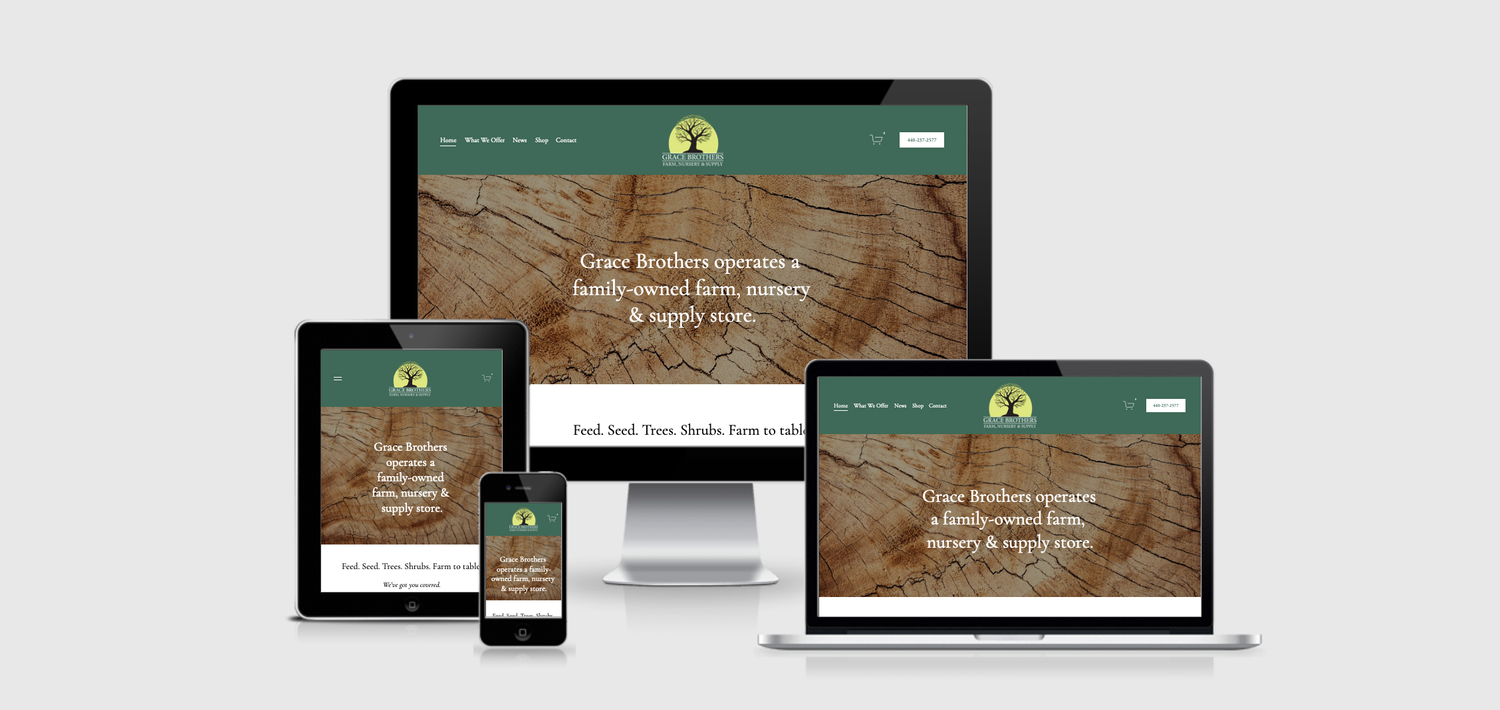 Grace Bros Launches New Website — Grace Brothers Farm, Nursery & Supply
