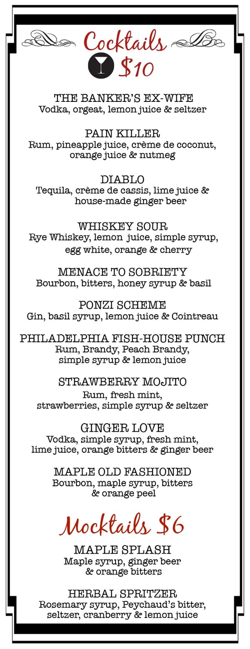 Vault Menu — The Vault