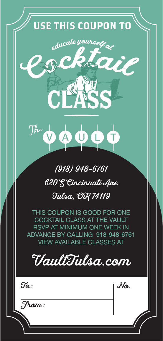 Cocktail Class — The Vault