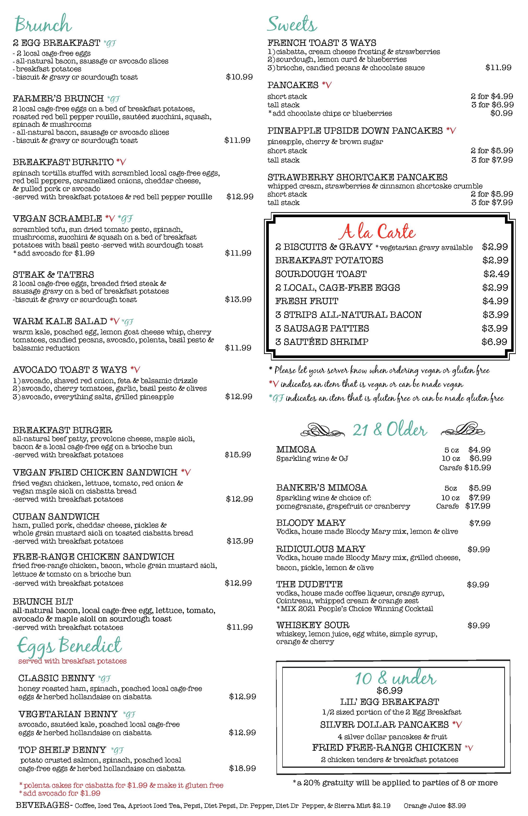 Vault Menu — The Vault