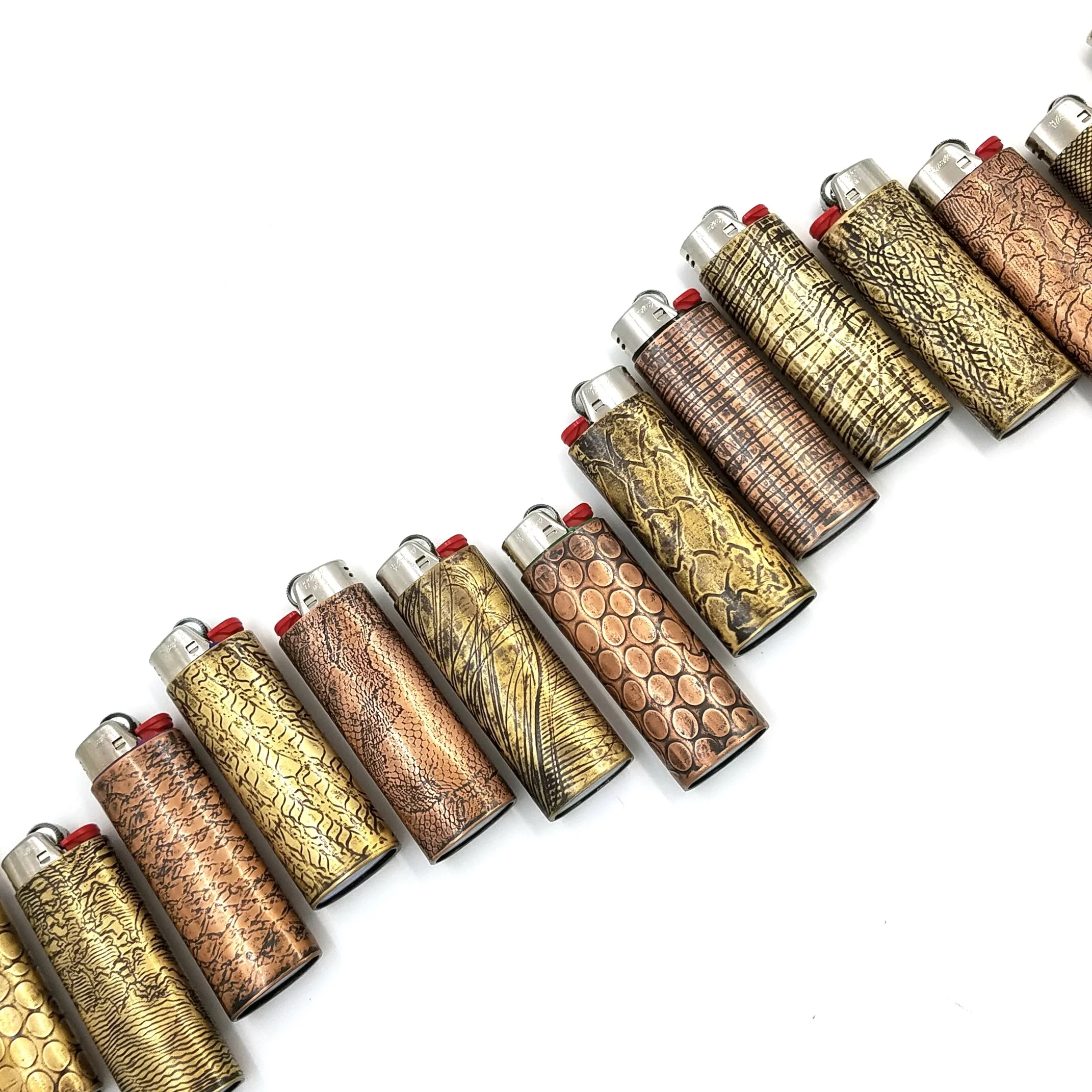 Textured Brass Lighter Case — Shalena White Studios