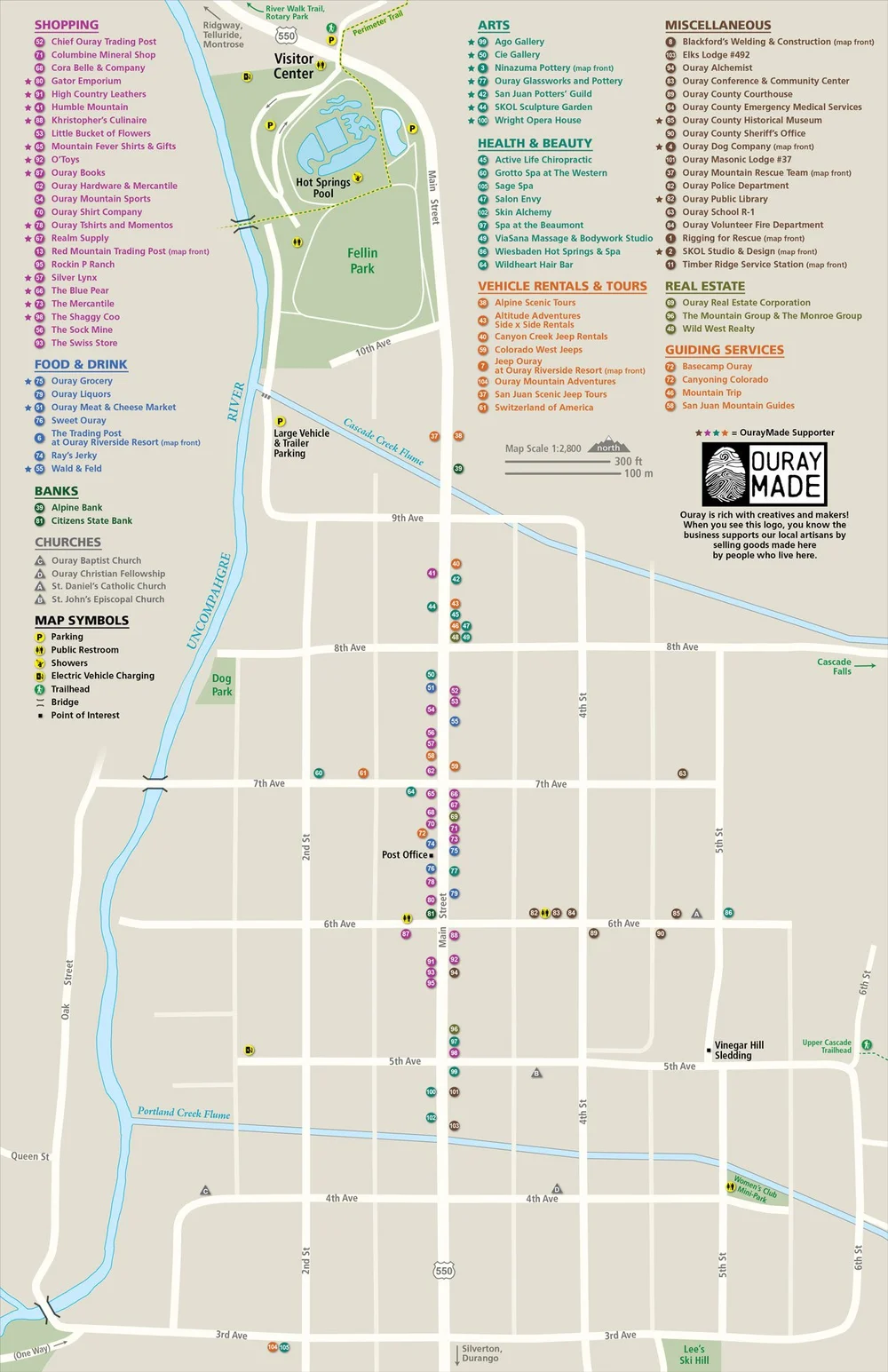 Ouray City Map | Discover and Explore Now — Visit Ouray Colorado - Homepage