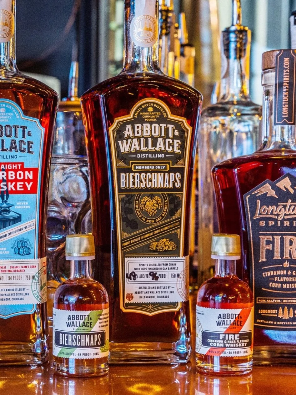 Bottles from Abbott & Wallace — Abbott & Wallace Distilling
