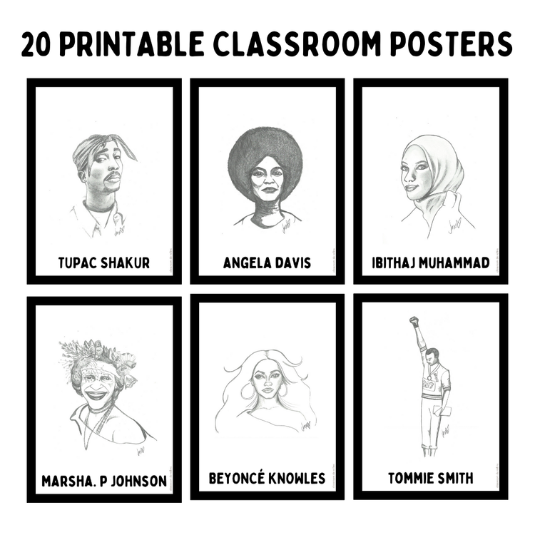 Black History Bulletin Board | Interactive Display | Middle & High ...