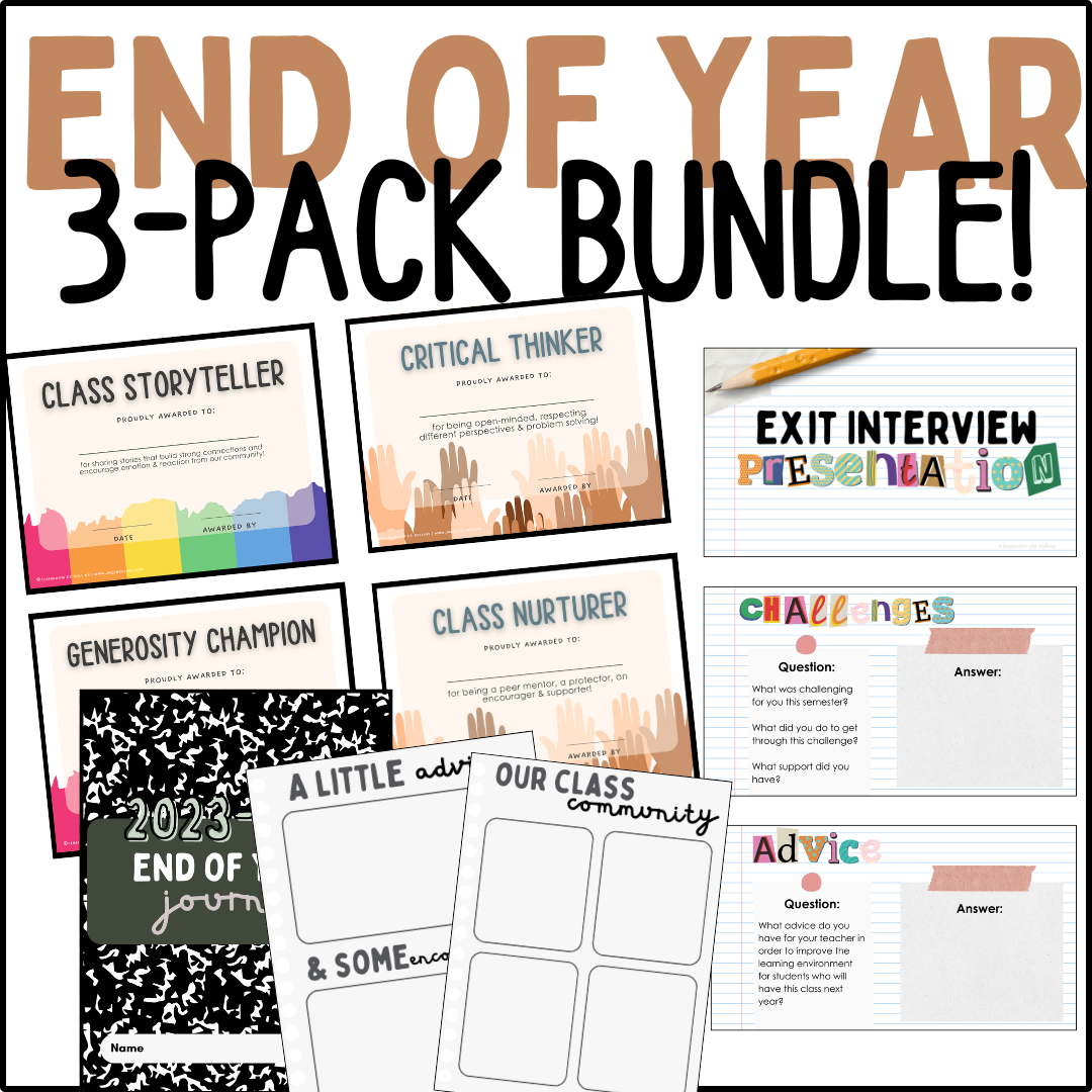 End of Year Project Based Bundle | SEL Middle and High School — Jazz ...