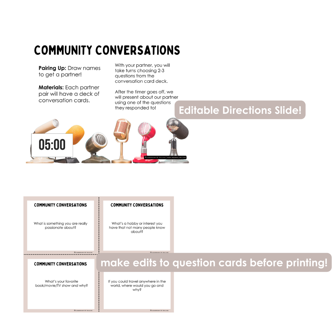 Back to School Find Someone Who Activity for Middle Schoolers Editable ...