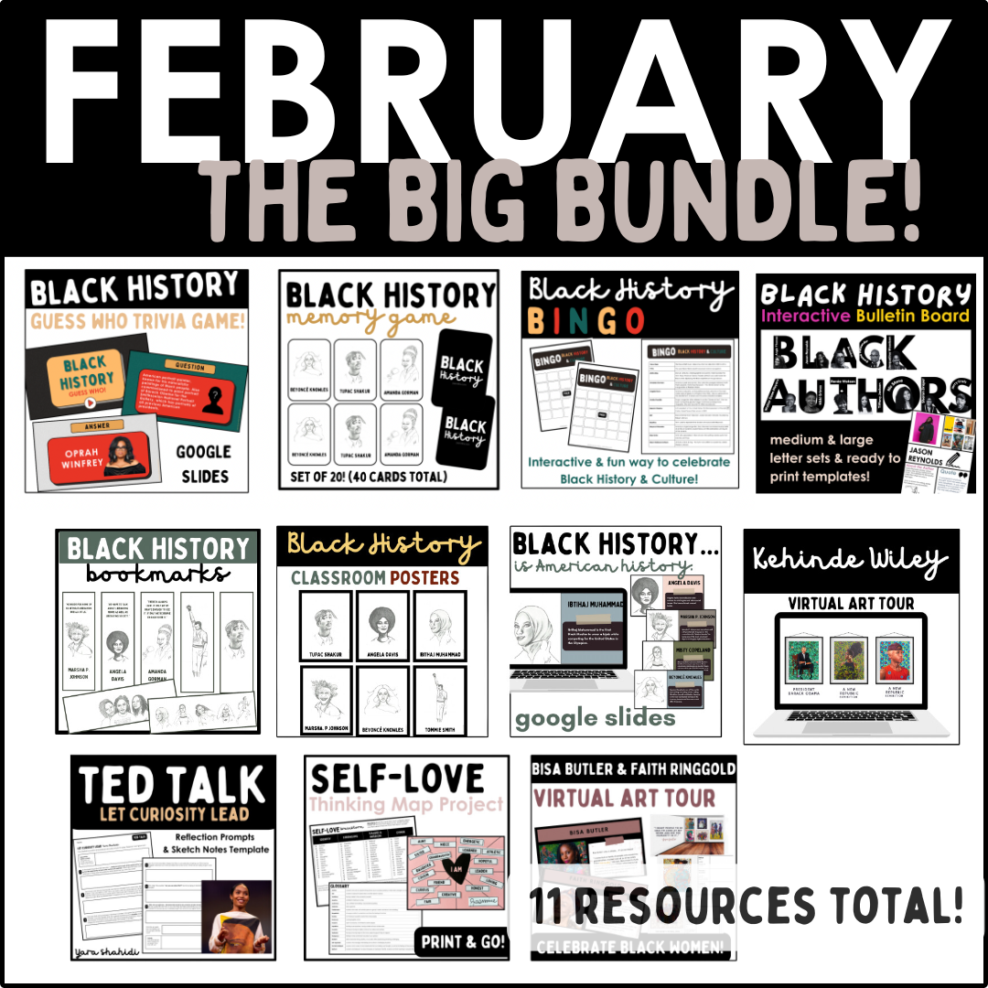 Black History Bulletin Board | Interactive Display | Middle & High ...