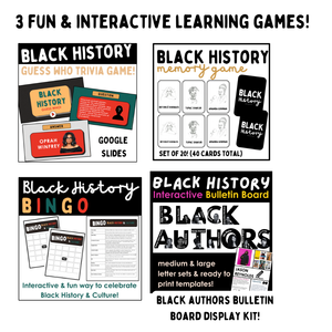 Black History Bulletin Board | Interactive Display | Middle & High ...