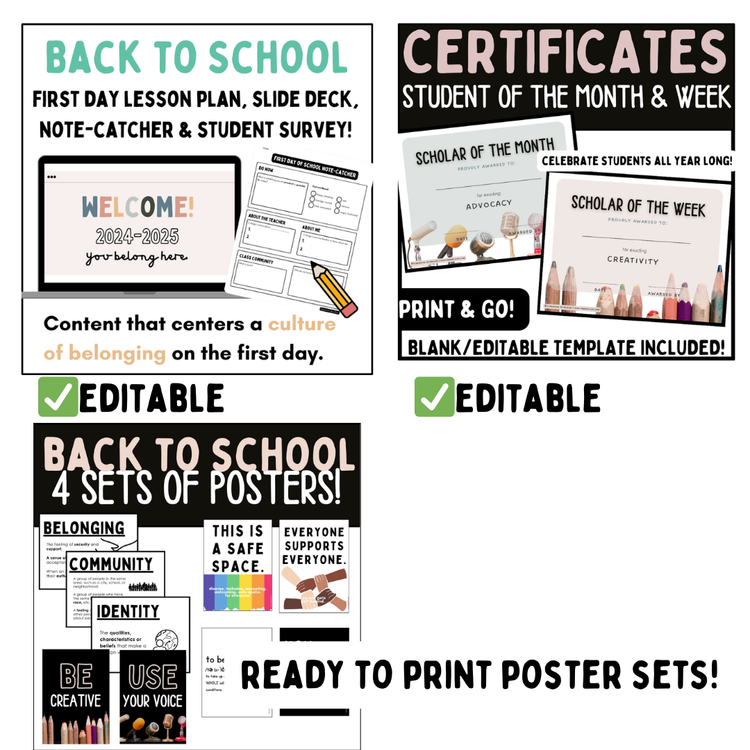 Back to School Find Someone Who Activity for Middle Schoolers Editable ...