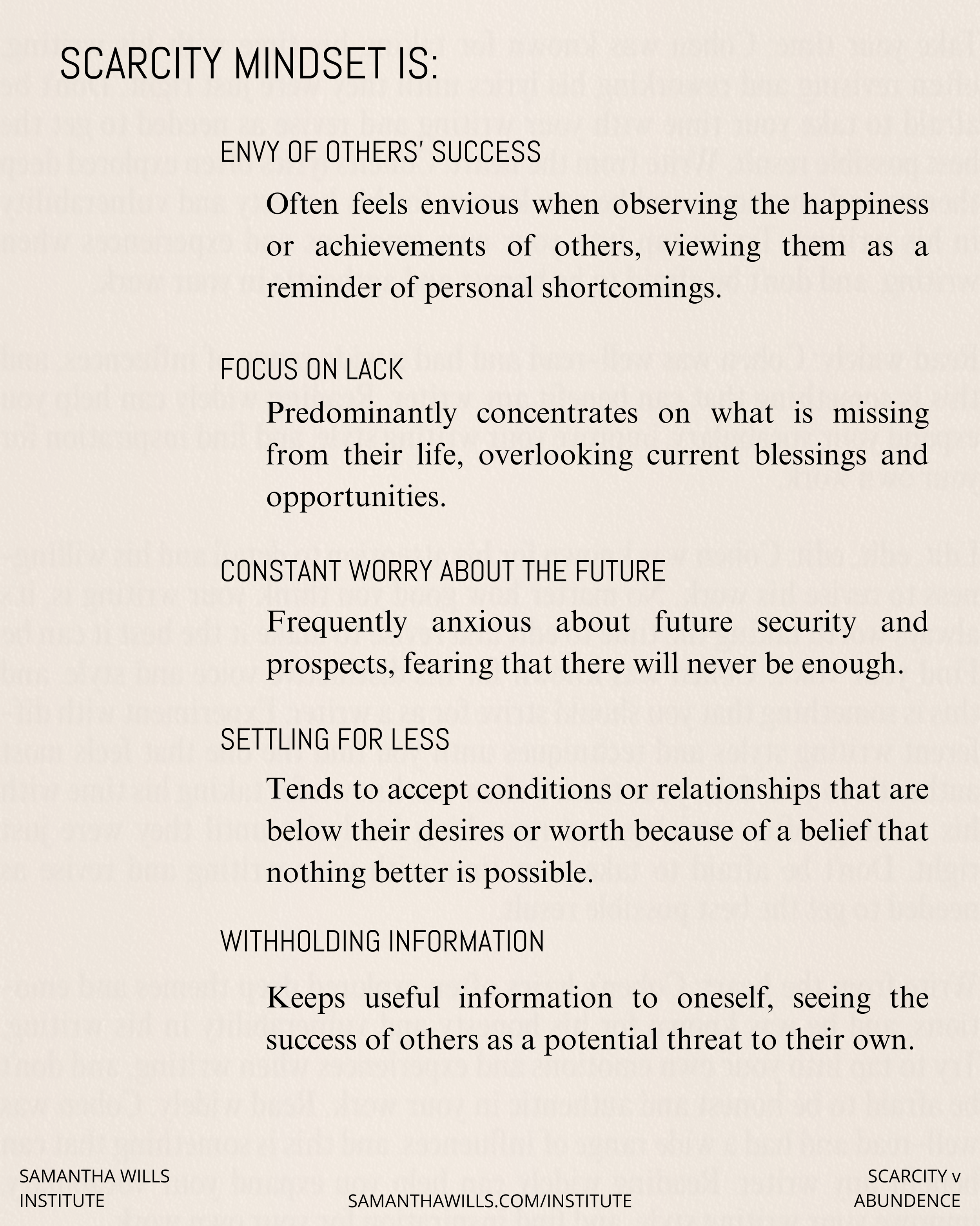 CREATIVE MANIFEST:The Role of Mindset — SAMANTHAWILLS.COM