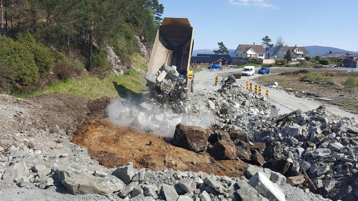Ledd dumper — Nordhordland Grunn og Betong
