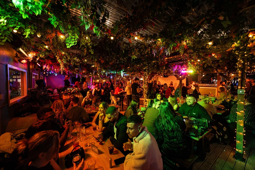 Christmas Parties in Manchester - The Lawn Club | Spinningfields