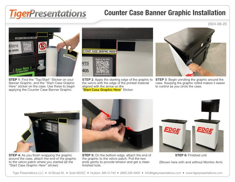 Other Instructions — Tiger Presentations | Trade Show Displays