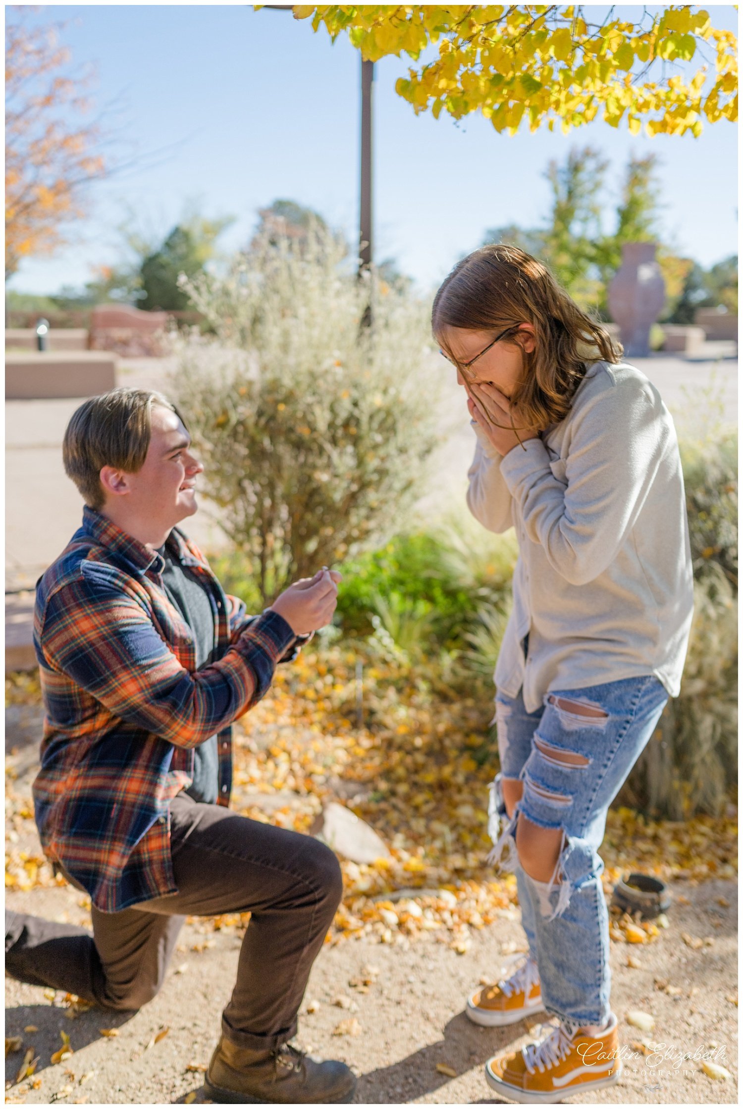 Ryan and Alexa's Surprise Marriage Proposal on Museum Hill in Santa Fe ...