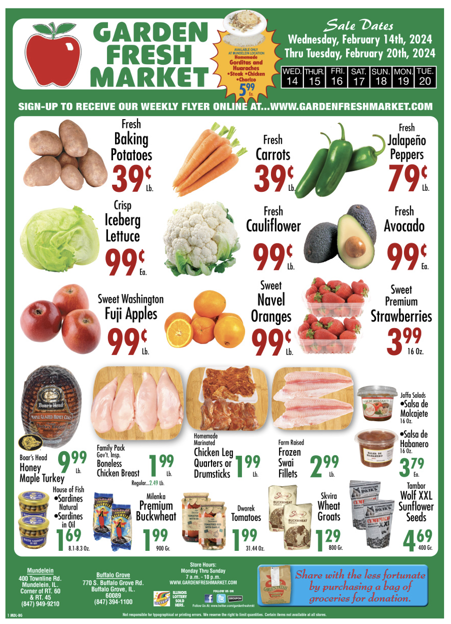 Garden Fresh Weekly Ad | Fasci Garden
