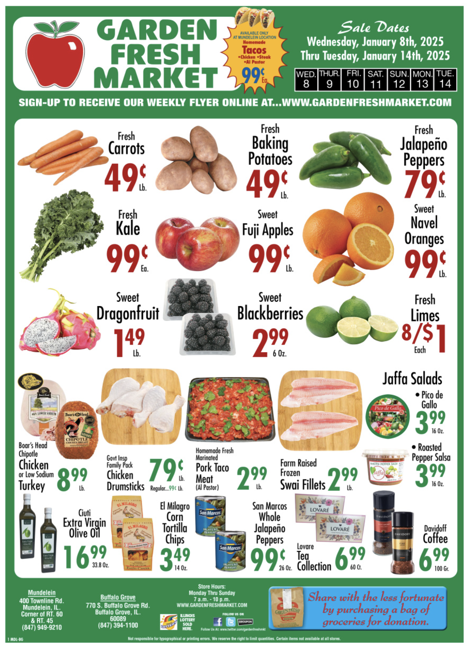 Weekly Flyer — Garden Fresh Market
