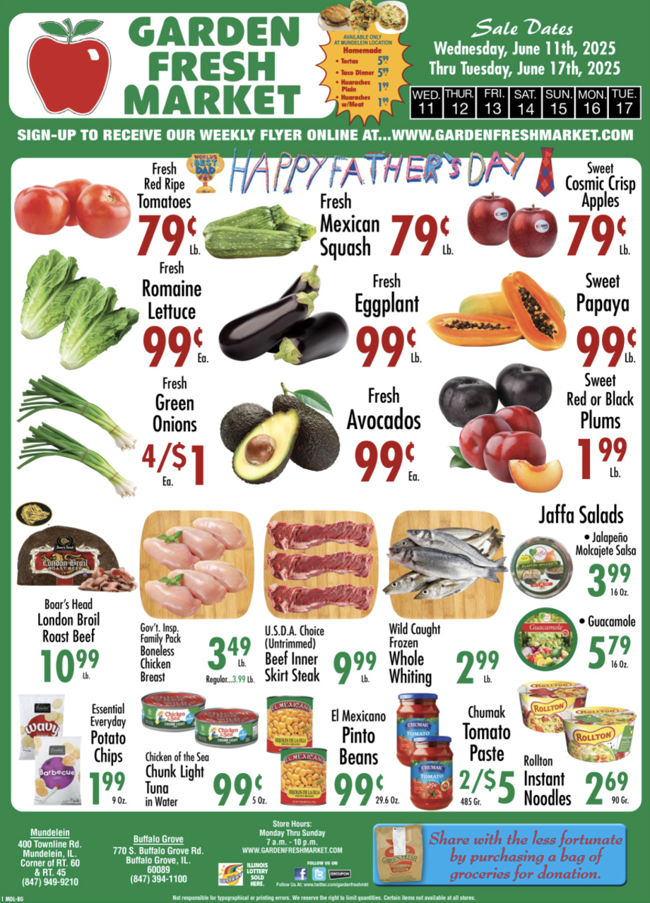 Weekly Flyer — Garden Fresh Market