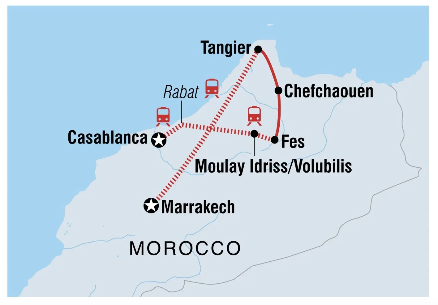 Casablanca to Rabat — Globetrotting Booklovers