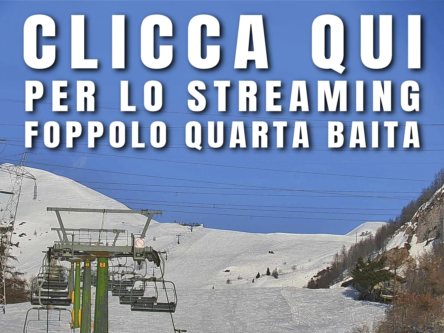Webcam piste e impianti Foppolo — Foppolo SKI